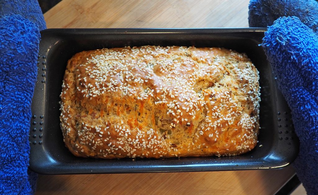 French Savory Loaf - Cake Salé - Oryana