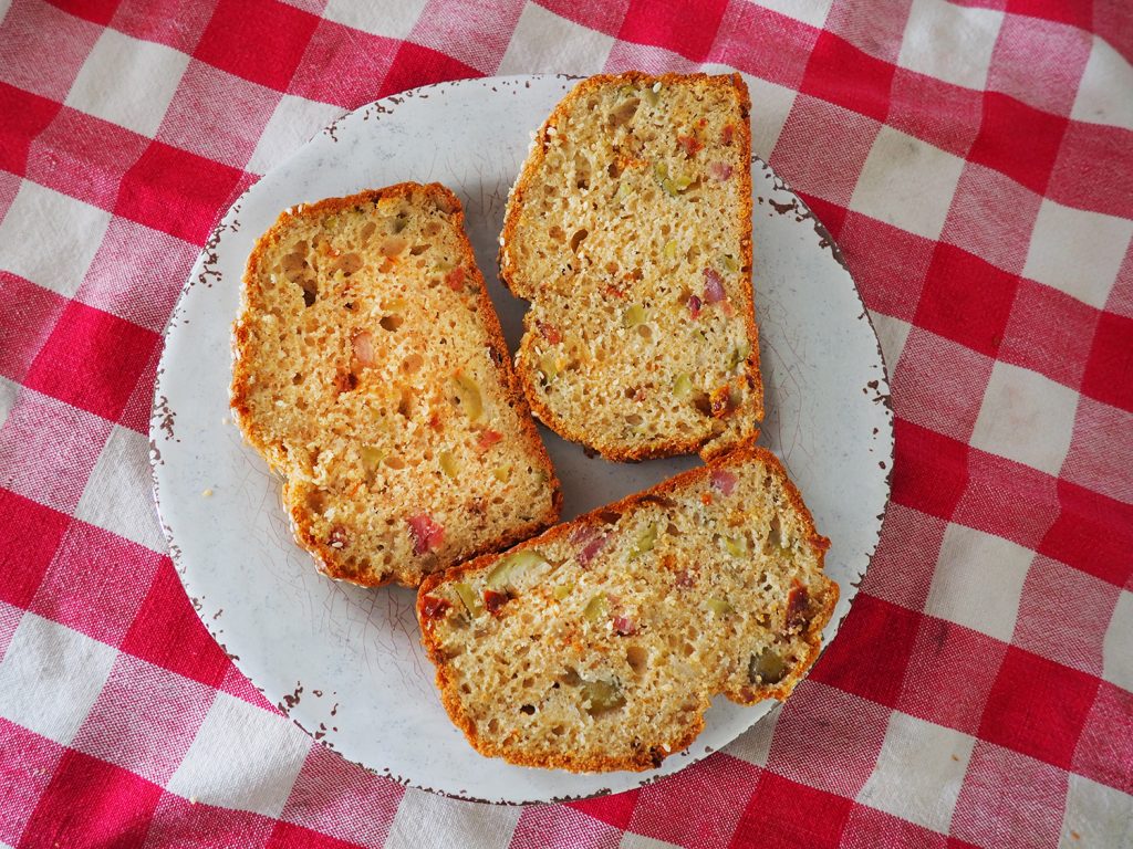 French Savory Loaf - Cake Salé - Oryana